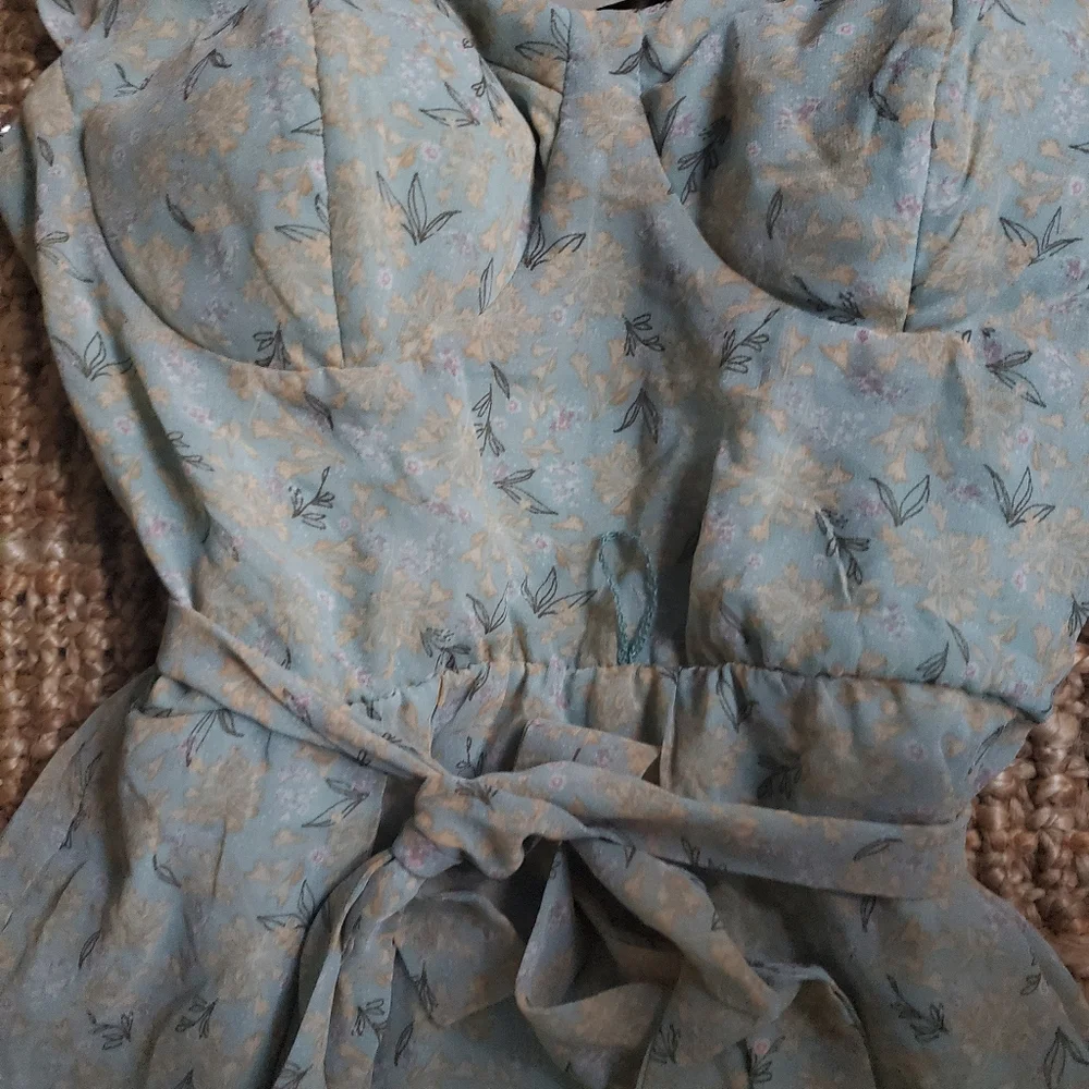 Lily Rose | Dresses | Ruffled Sleeves Skater Dress Very Lightweight ...